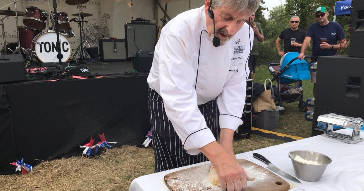 Crowds enjoy food from Michelin-starred restaurants at Bray Village ...