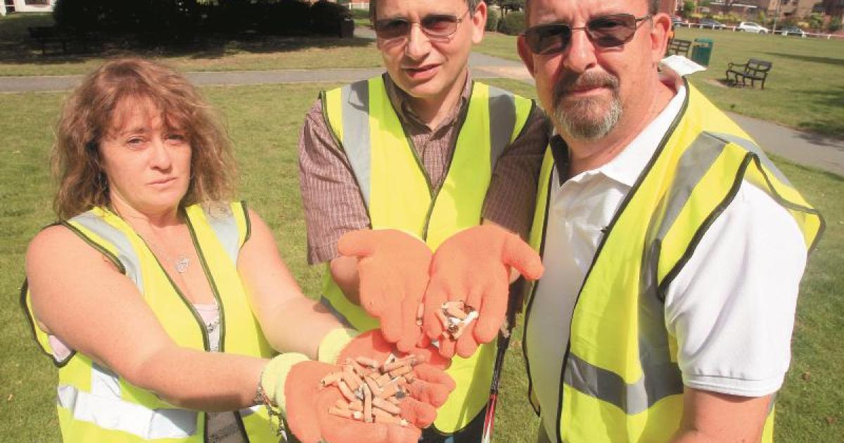 In pictures: Burnham clears cigarettes for National Blitz the Butt Day ...