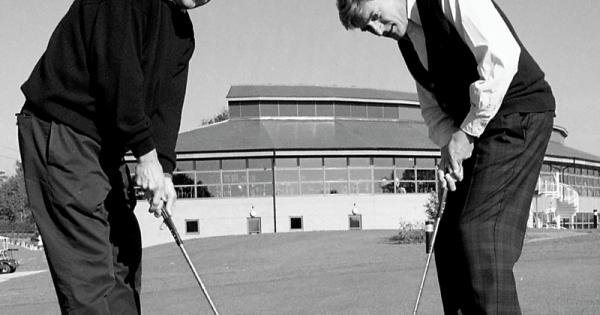 Remember When: Michael Parkinson and Nigel Havers at charity golf day ...