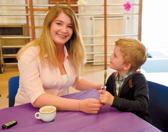 In pictures: Mums enjoy sweet treats with their children at Larchfield ...