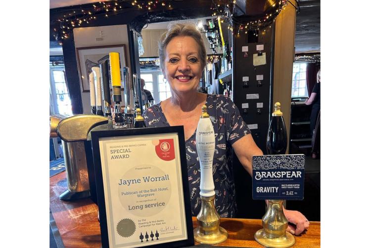 Wargrave publican becomes Brakspear’s longest-serving landlady after 46 ...